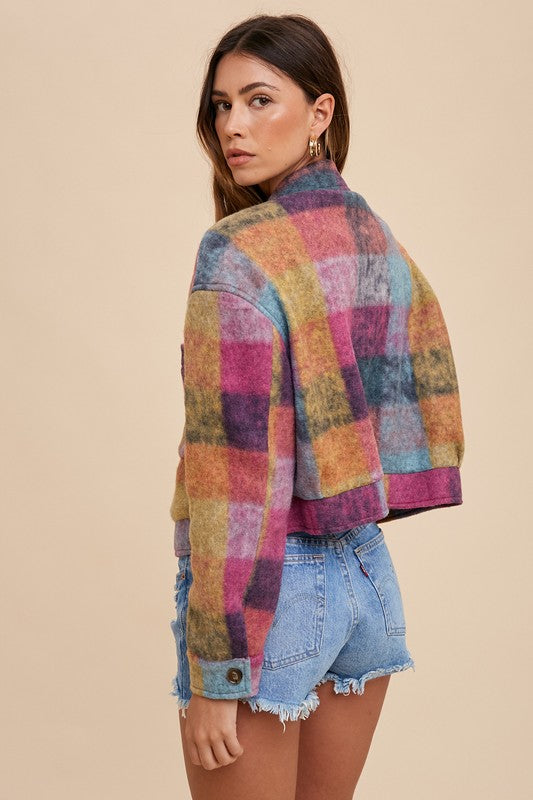 Brushed Multi Colored Jacket – Lakeshore Trends