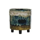 Stoneware Footed Pot – Lakeshore Trends