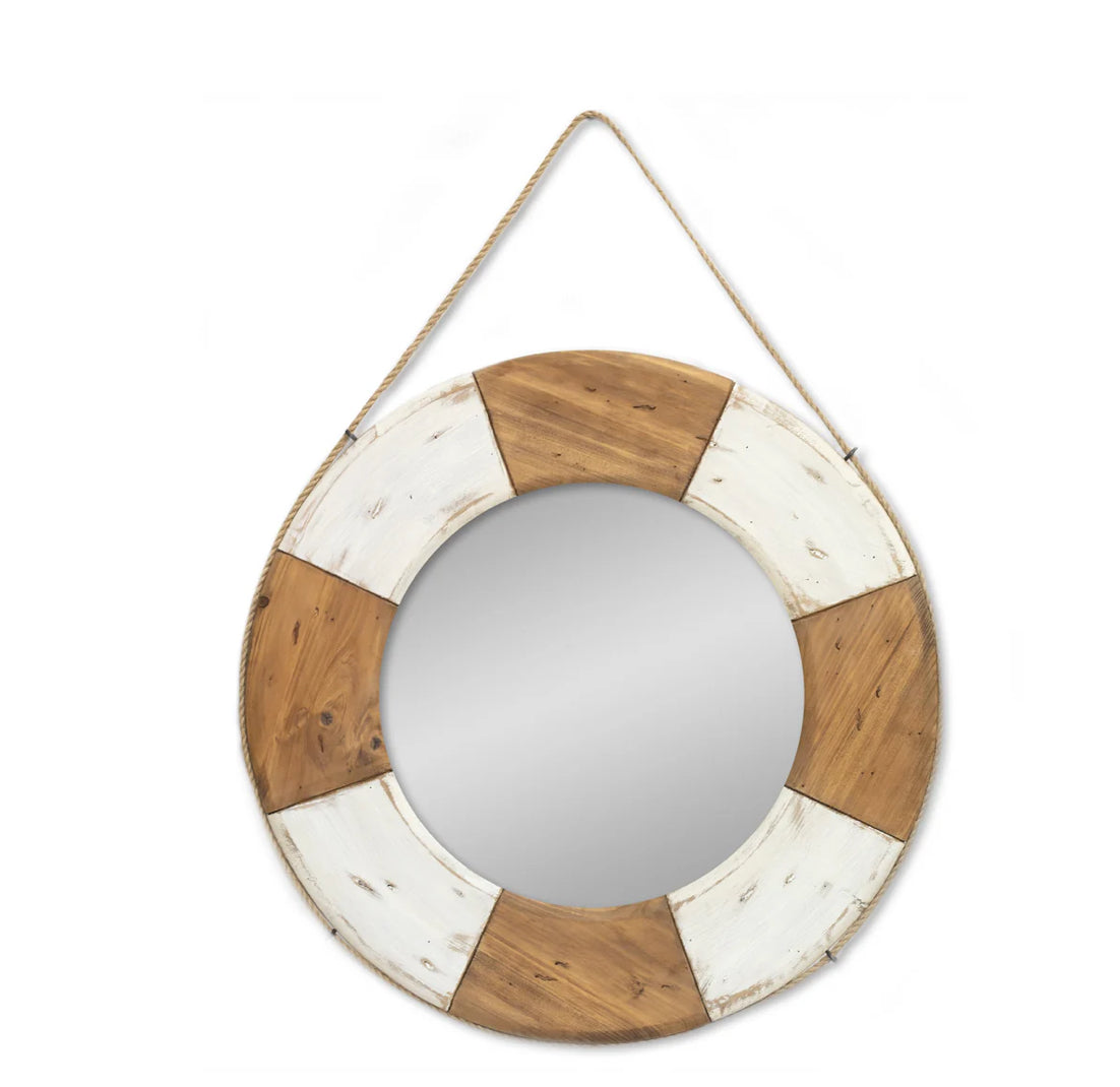 Coastal Round Mirror – Lakeshore Trends