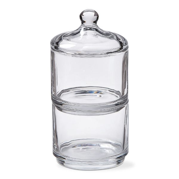 stacking jar with lid - clear – Lakeshore Trends